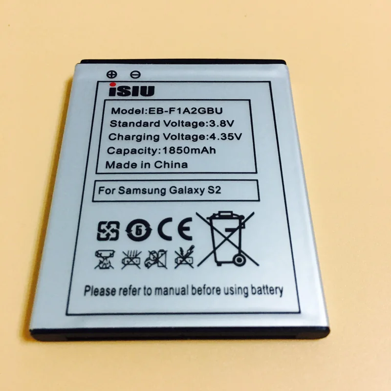 iSIU Original Battery For Samsung Galaxy S2 S II I9100 GT i9100 S 2 ...