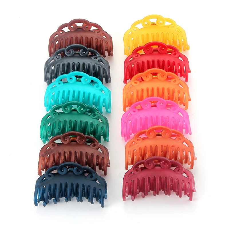Aliexpress.com : Buy Trendy Women Hair Claws Colorful Acrylic Big Crab ...