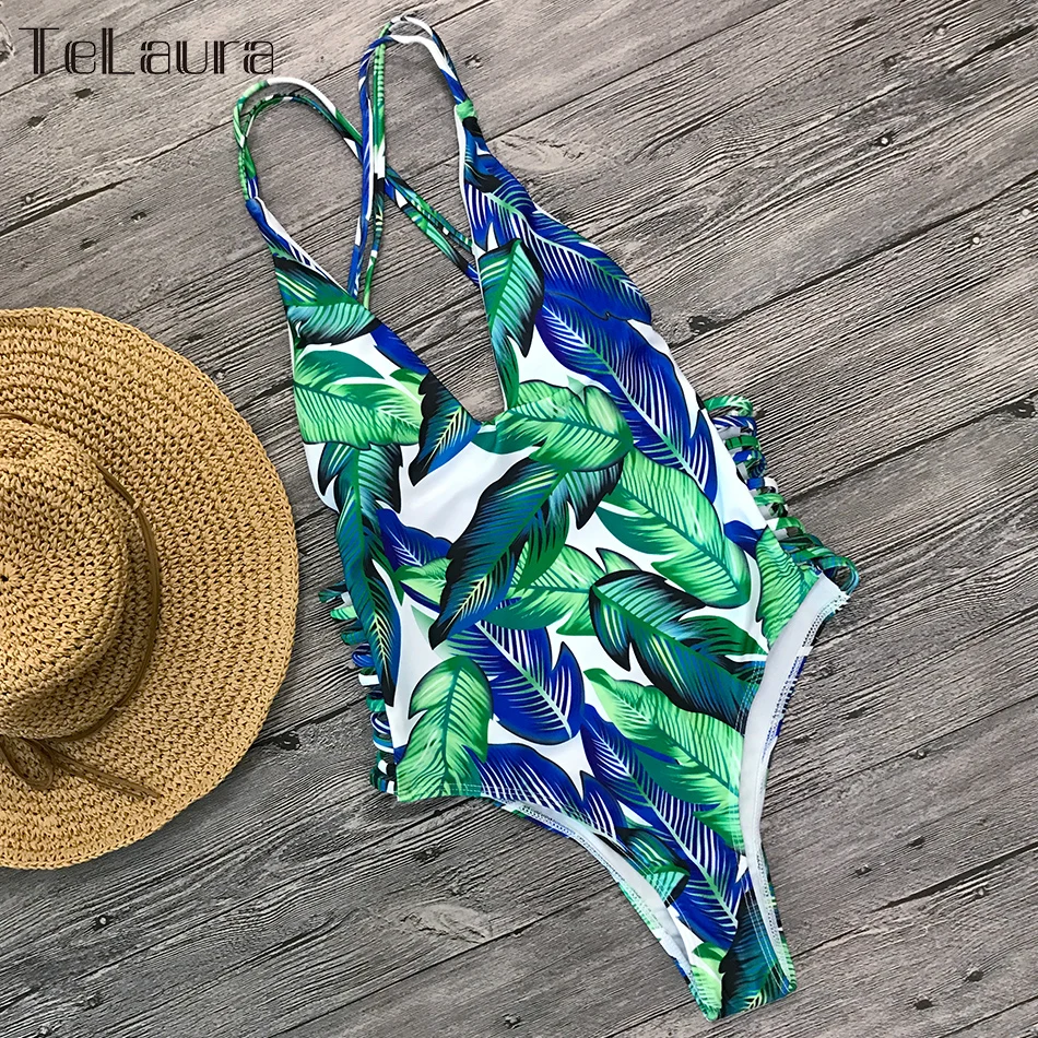 2019 New Sexy One Piece Swimsuit Push Up Swimwear Women Monokini ...