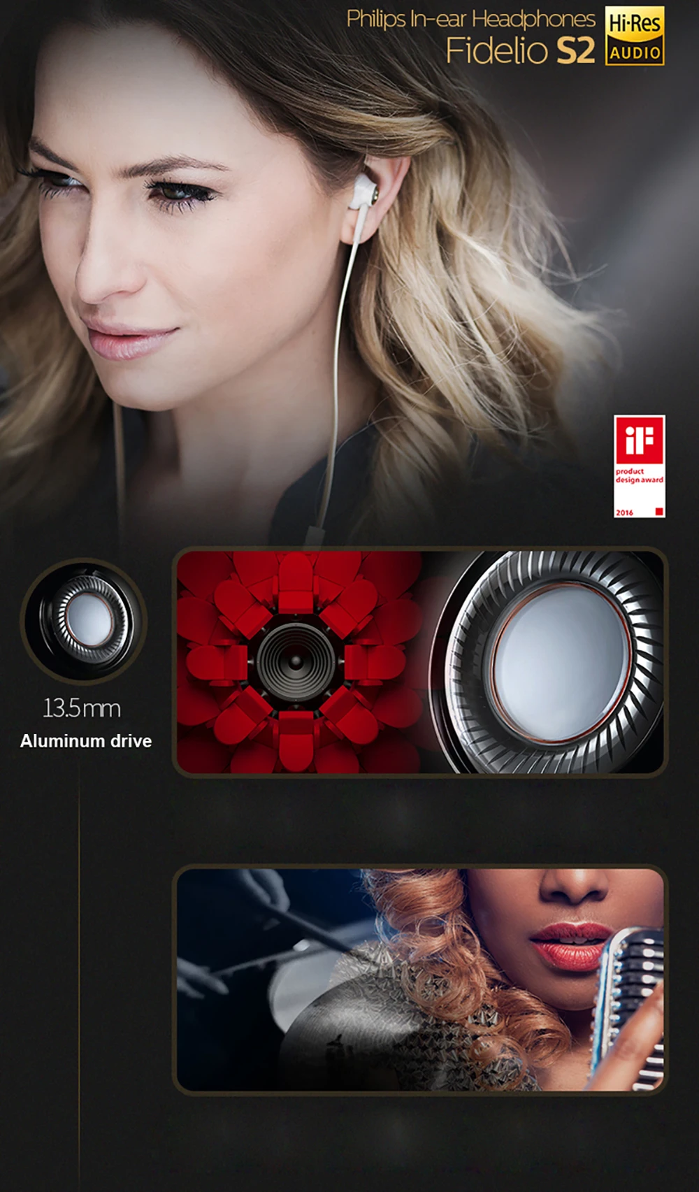 PHILIPS S2 оригинальные Hi-Fi гарнитуры Высокое разрешение Fever ...