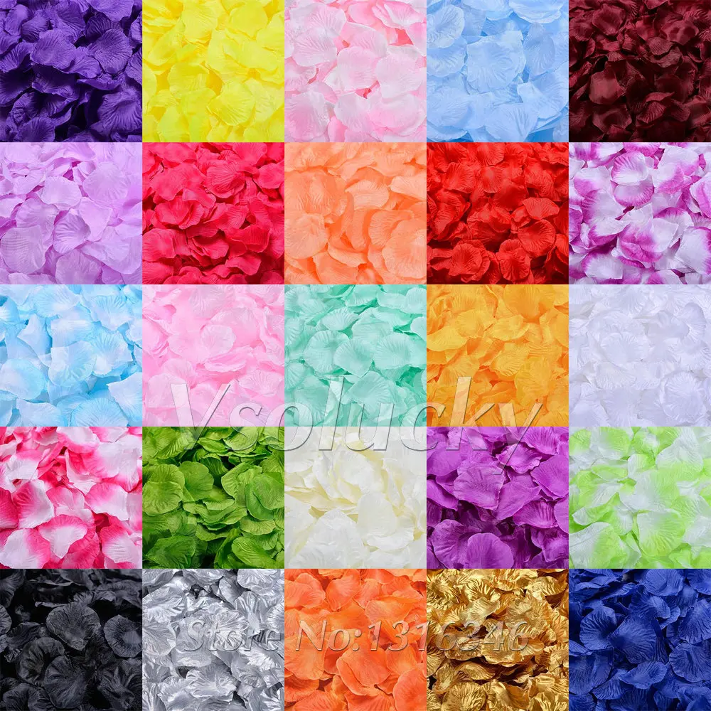Artificial Petals Decoration | Artificial Flower Petals Decor - 5000pcs ...