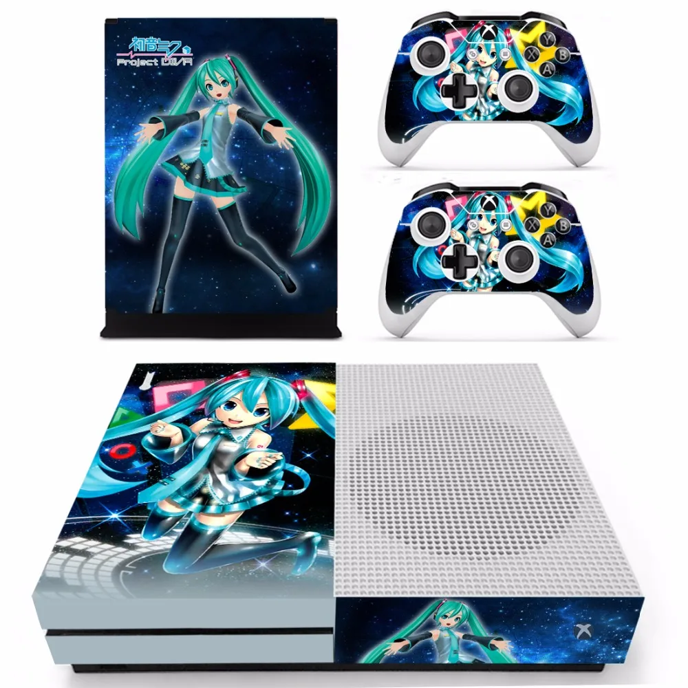 Hatsune Miku Skin Sticker for Xbox One S Console and Controllers ...