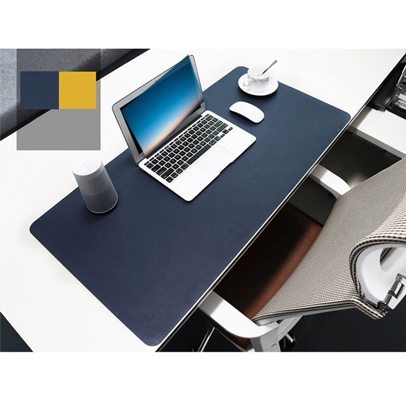 Mouse Pad Oversized Pu Leather Mouse Pad 90 X 45 Cm Multifunctional Computer Desk Pad Gaming