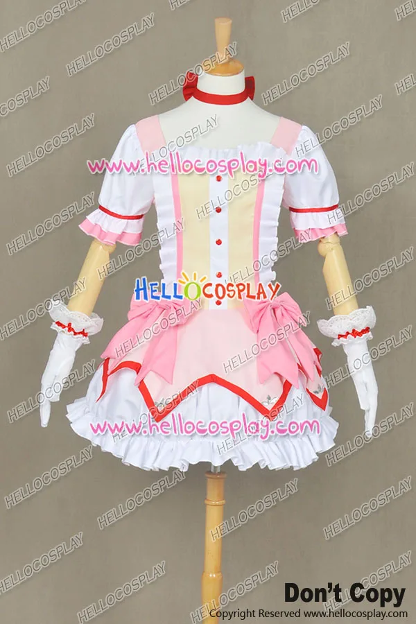 Puella Magi Madoka Magica Cosplay Madoka Kaname Dress Uniform Costume ...