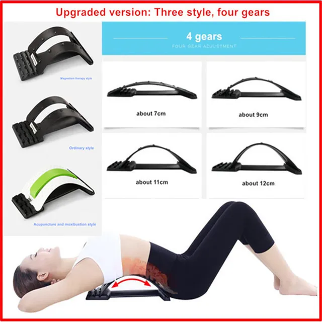 4 Gear Magnetic Multi Level Back Massage Stretching Magic Back Support