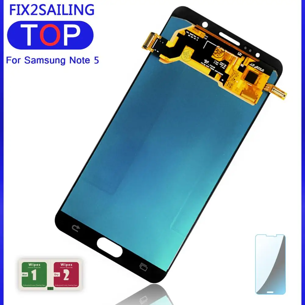 Pantalla LCD Super AMOLED para Samsung Galaxy Note 5 N920, montaje de ...