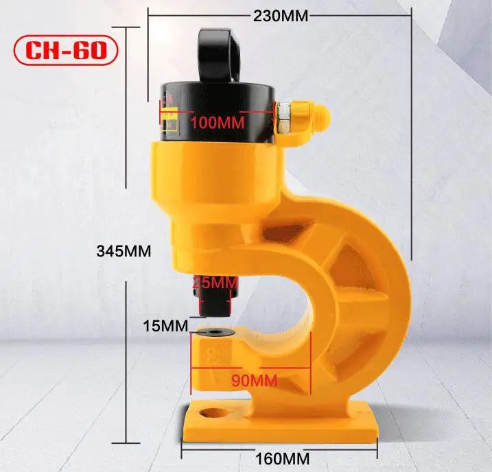 Hydraulische-Loch-Stanzen-Werkzeug-31T-Loch-Digger-Kraft-Puncher-Glatt ...
