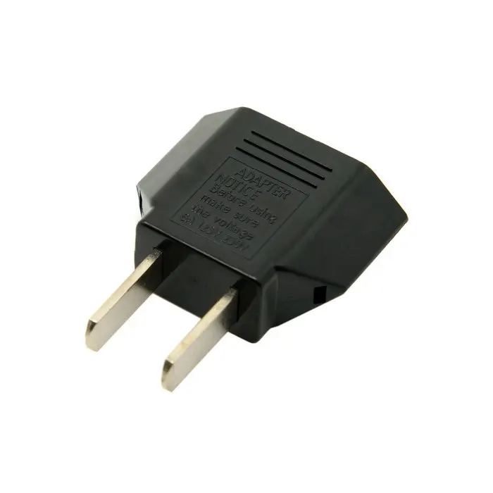 Adapter USA US To EU Adapter Europe EURO Travel Charger Wall plug Power ...