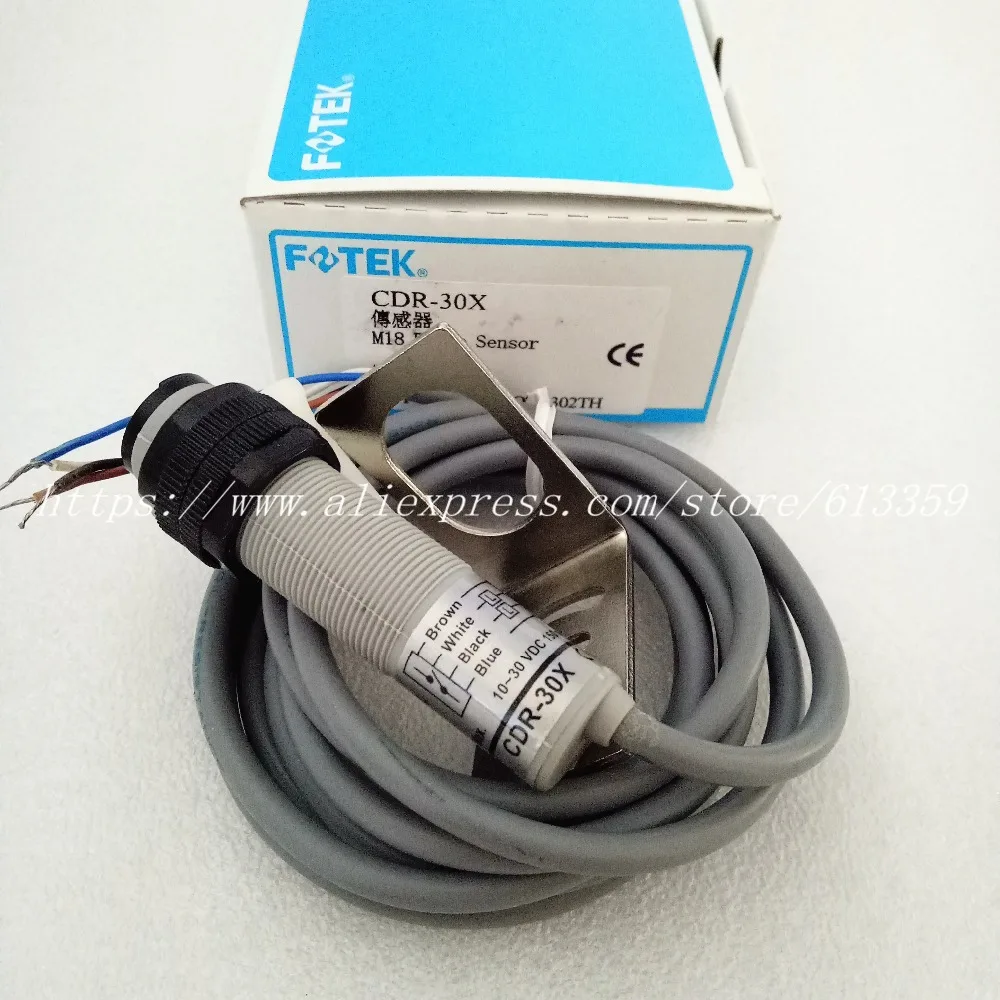 CDR 30X CDR 10X New FOTEK M18 Diffuse Reflection Photoelectric Sensor ...