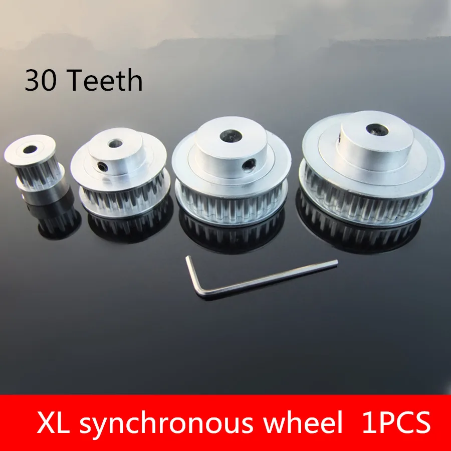 1PCS WG010 High quality XL synchronous wheel Drive pulley Aluminum belt ...