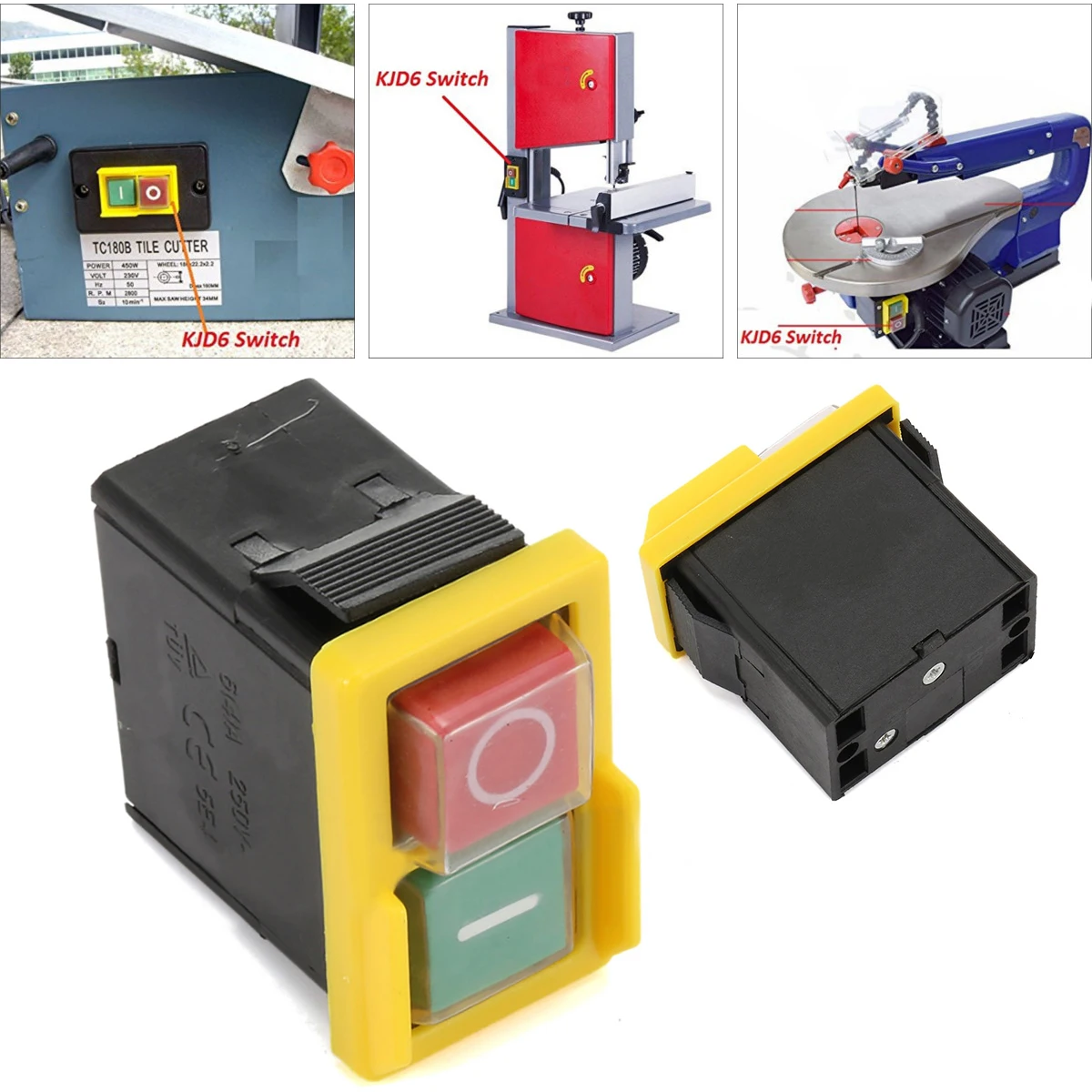 Water Dust Proof PVC On/Off Switch Part 250V 4A IP54 5E4 Universal ...