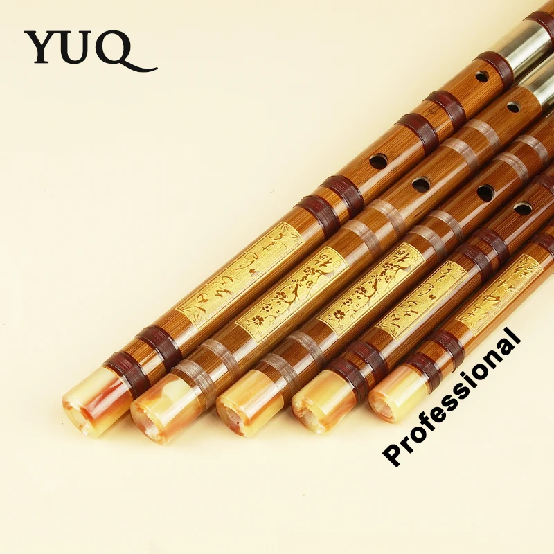 YUQUE-Traditional-Professional-Bamboo-Flute-Woodwind-dizi-Musical ...