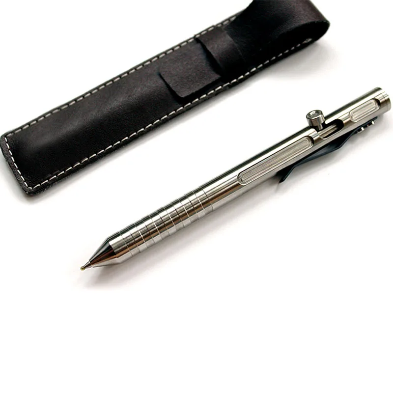 Titanium Alloy EDC Gun Bolt Pen Outdoor Camping Pocket Tool Defense Pen ...