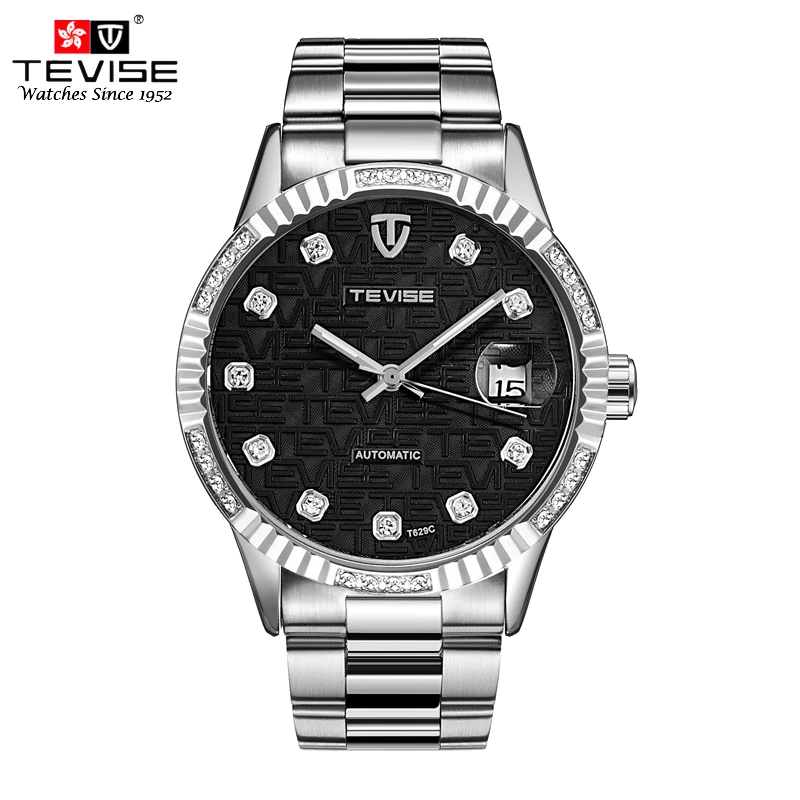 Tevise Mens Luxury Automatic Mechanical Submariner Diver Wri