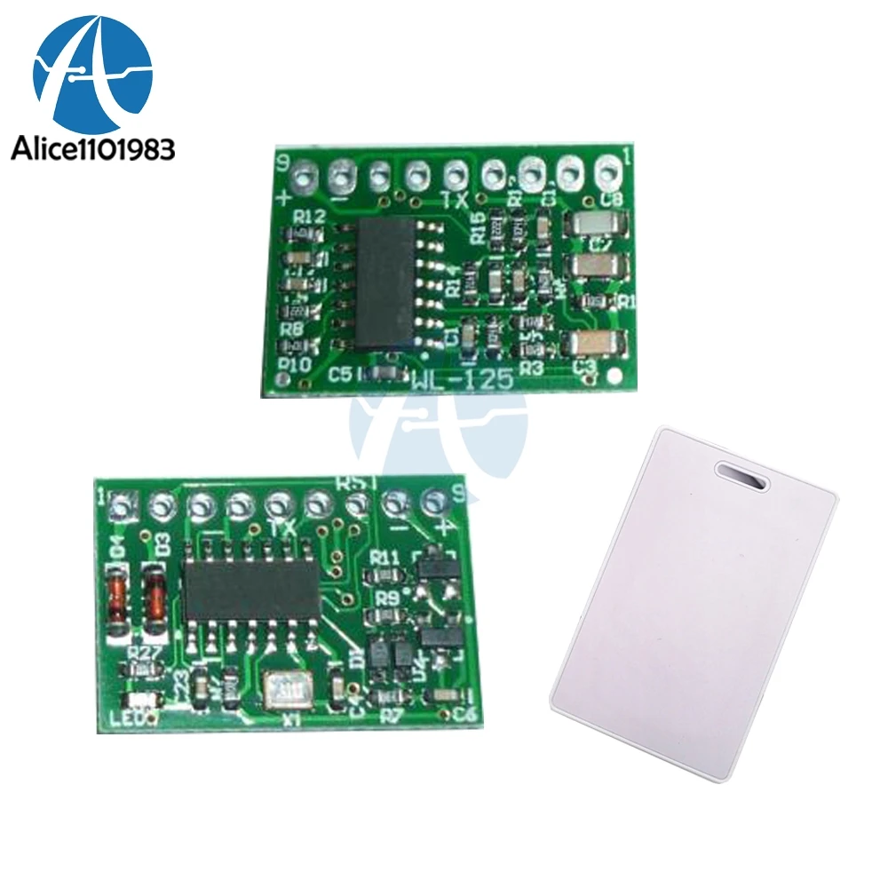 125k Id Card Rfid Reader Iot Module Rf Low Frequency Serial 9600 Ttl ...