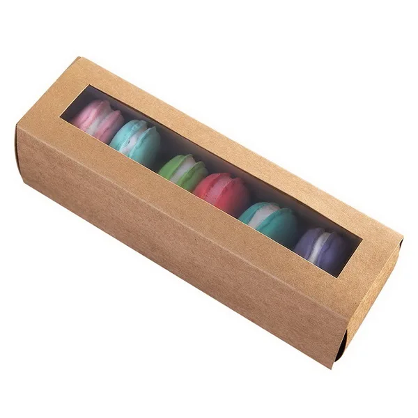 Caja de macarrones para 6 macarrones, contenedor de macarrón con ...