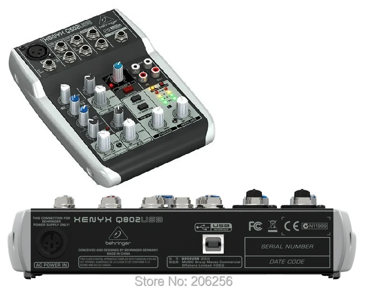 Can you use a behringer xenyx q802usb to input into a computer - mozmex