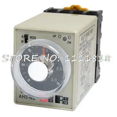 Dual Modes 8P 0 3M 0 30H 3Min 30H Delay Timer Timing Relay AH3 NE ...