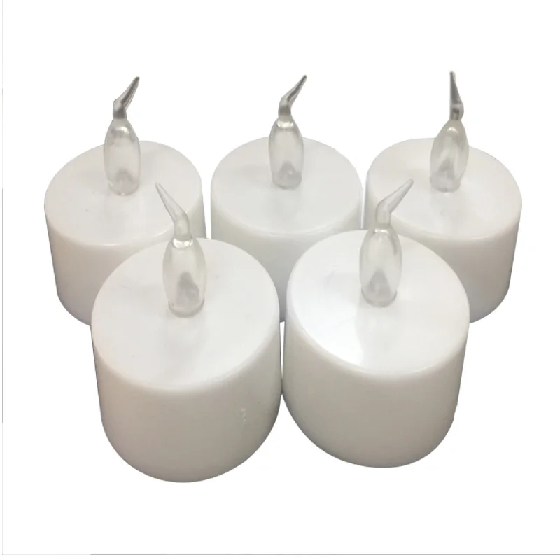 24pcs Mini Warm White Multi color velas led decorativas Cool White ...
