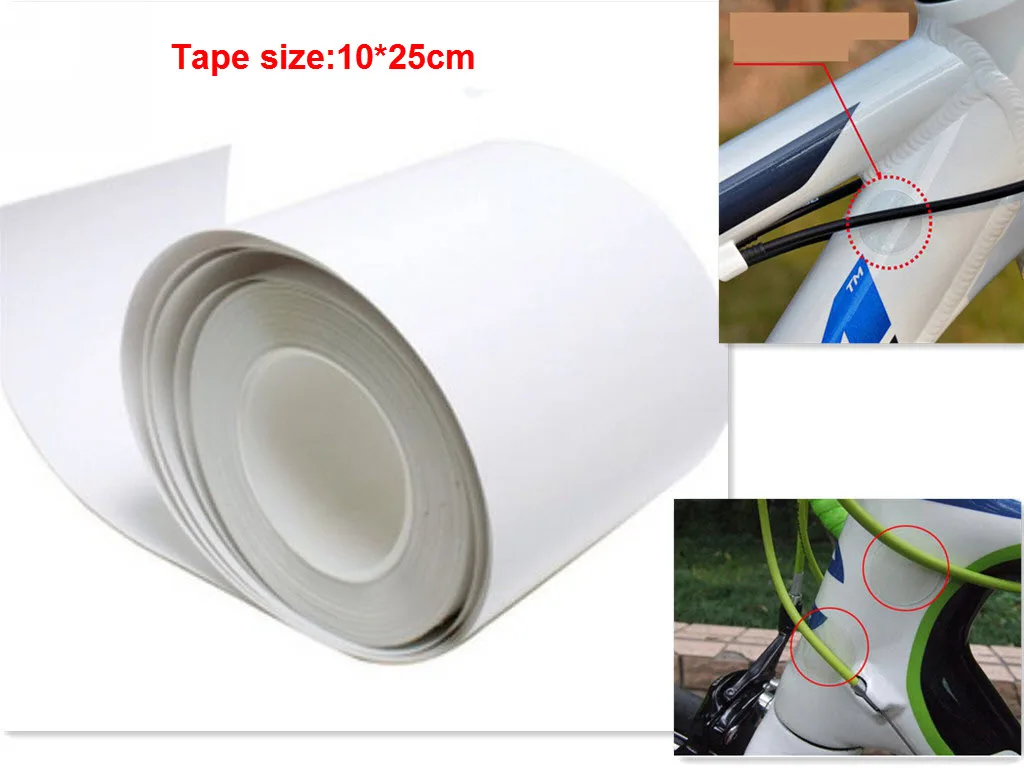 1pc MTB Cycling chain frame sticker Tape Bike Protected Films Scratch ...