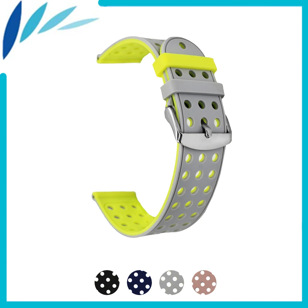 Silicone Rubber Watch Band 18mm 20mm 22mm For Rolex Belt Bracelet Strap ...