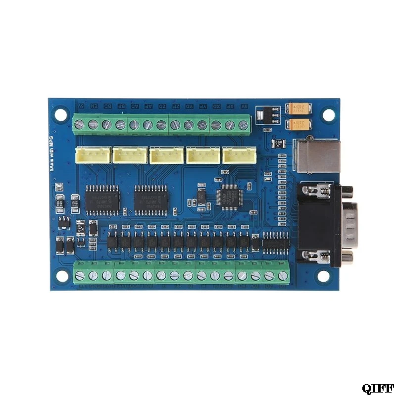 12-24V MACH3 USB 5 Axis 100KHz Smooth Stepper Motion Control Breakout ...