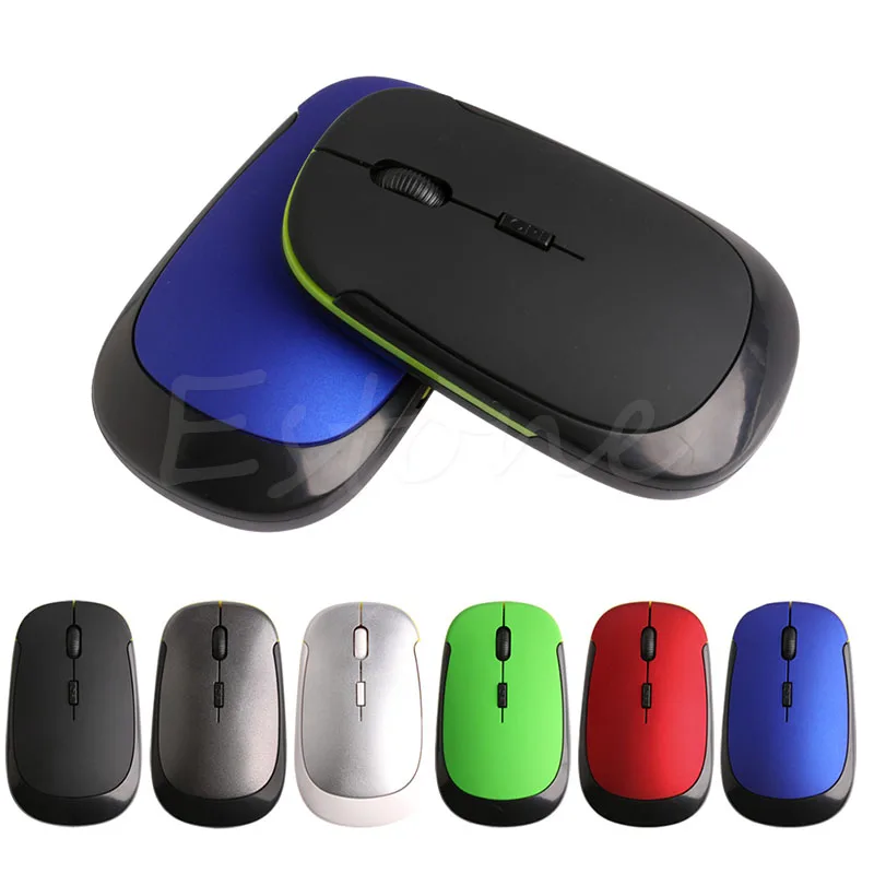 Ultra Slim Mini USB 2.4G Wireless Optical Mouse Mice 1600 DPI Portable ...