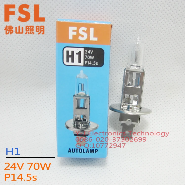 FSL-original-H1-24V-70W-P14-5s-Standard-halogen-light-bulb-car-auto ...