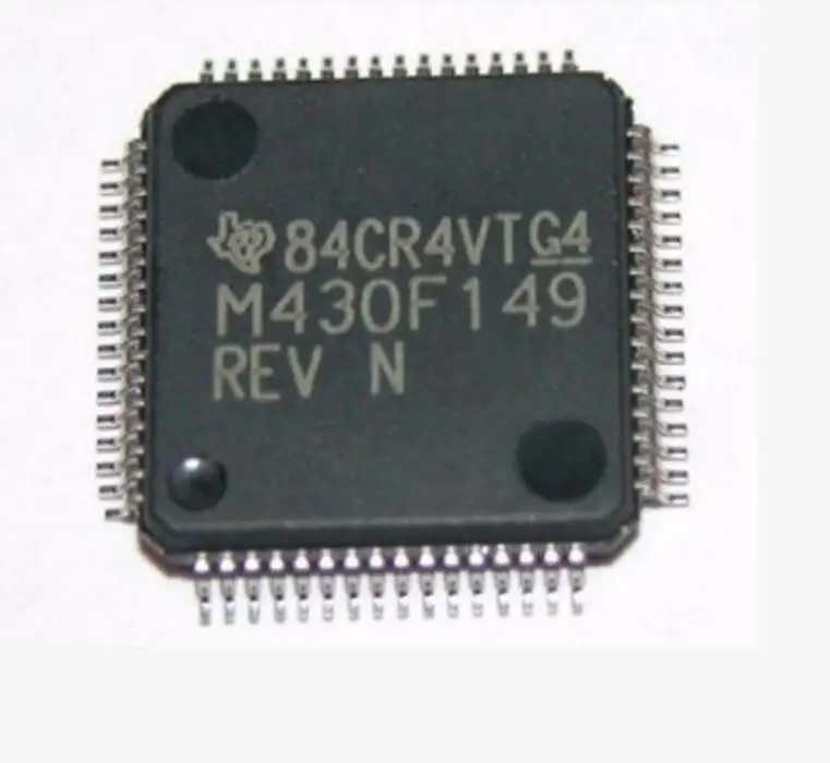 Купить MSP430F149 LQFP64 MCU 16-бит MSP430 MSP430 RISC 60KB Flash 2,5 В ...