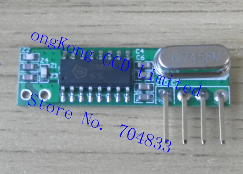 Rxb22 433mhz Superheterodyne Receiver Module Pt4303 Substitute Super ...