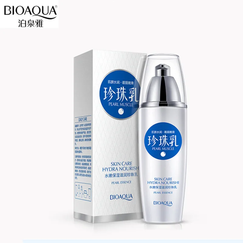 BIOAQUA Pearl Essence Emulsion Whitening Moisturizing Cream Hydrating ...