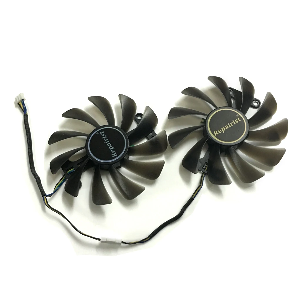 2Pcs/Set GPU Cooler Video Card Fan For KFA2 GTX1070 Ti EX GTX 1080/1070 ...