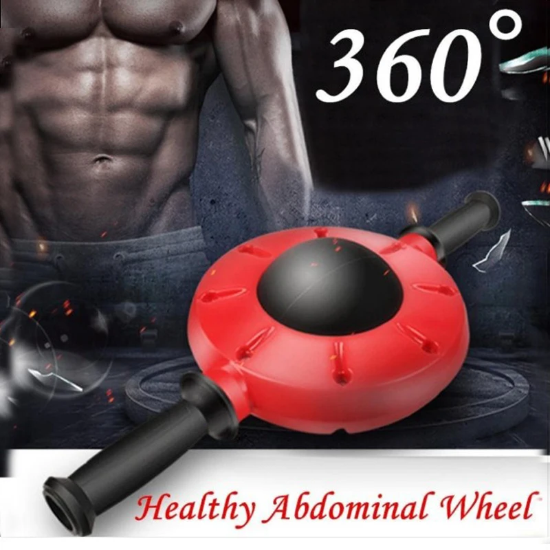 Fitness 360 Degree Rotation Abdominal Wheel Ab Roller Muscle ...