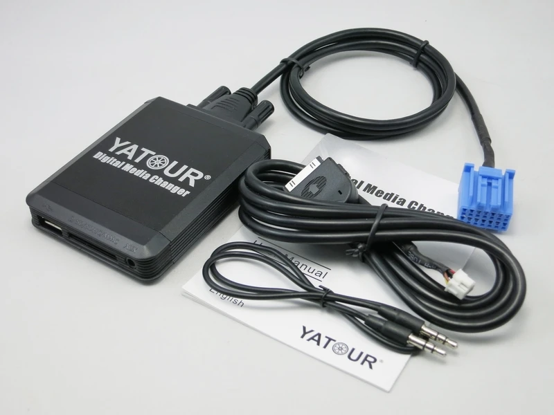 Yatour cambiador de CD Digital YTM07, reproductor de Mp3, USB, SD, AUX, Bluetooth, ipod, iphone ...