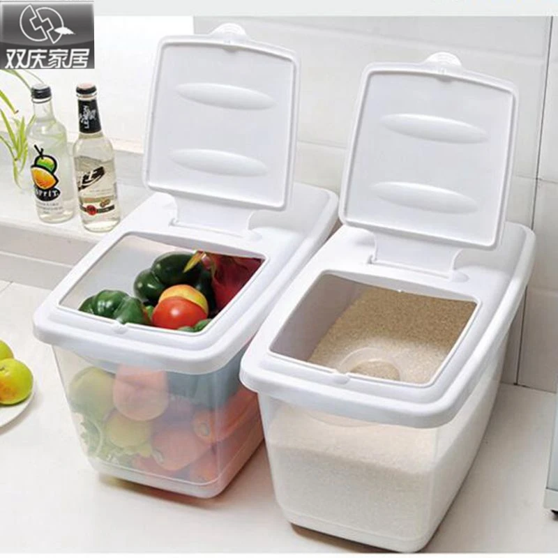 De stockage de riz de haute qualité en plastique pet food bin sec séché ...