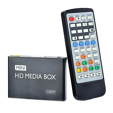 08H 1080P Multi Media Player w/ HDMI / USB / AV Black|usb|usb port ...