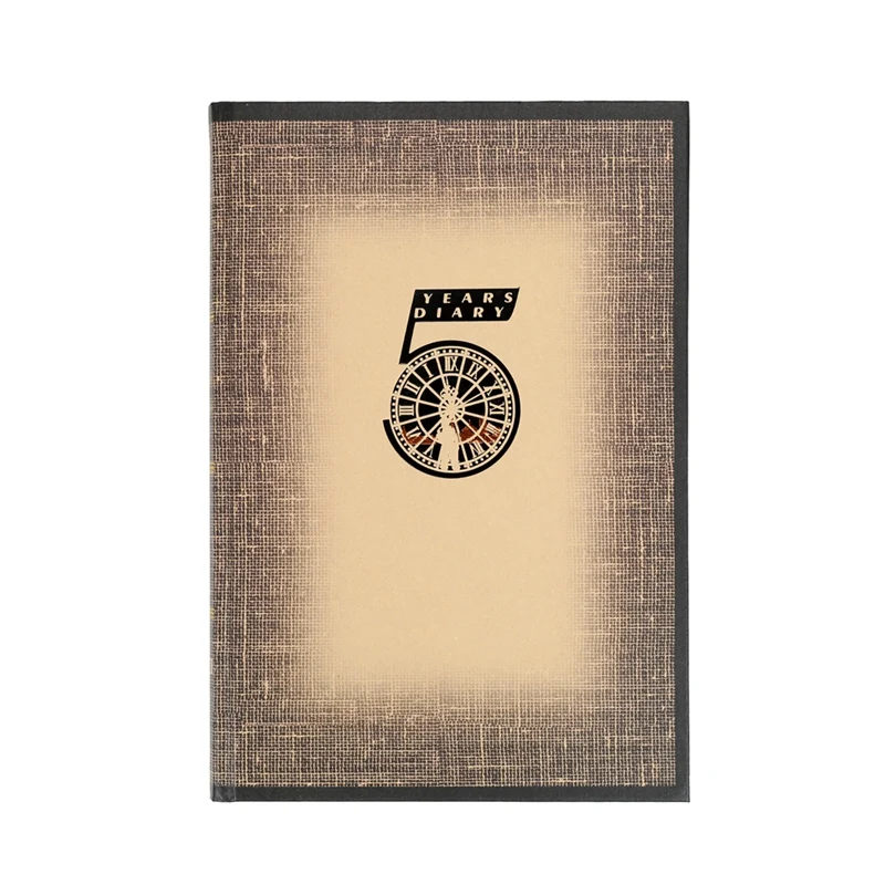 1-PC-Five-Years-Diary-A5-Hardcover-Notebook-Wood-Grain-Print-Cover-384 ...