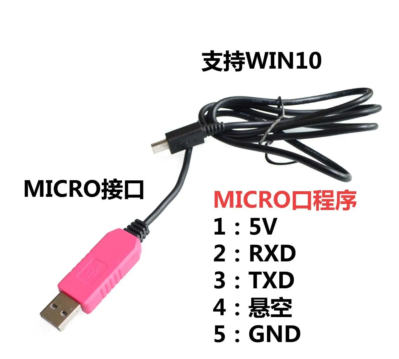 CP2102 USB TTL RS232 Convert Serial Cable CP2102 MICRO USB CABLE ...