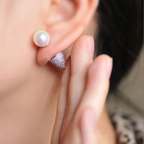 Double Sided Spike Earrings