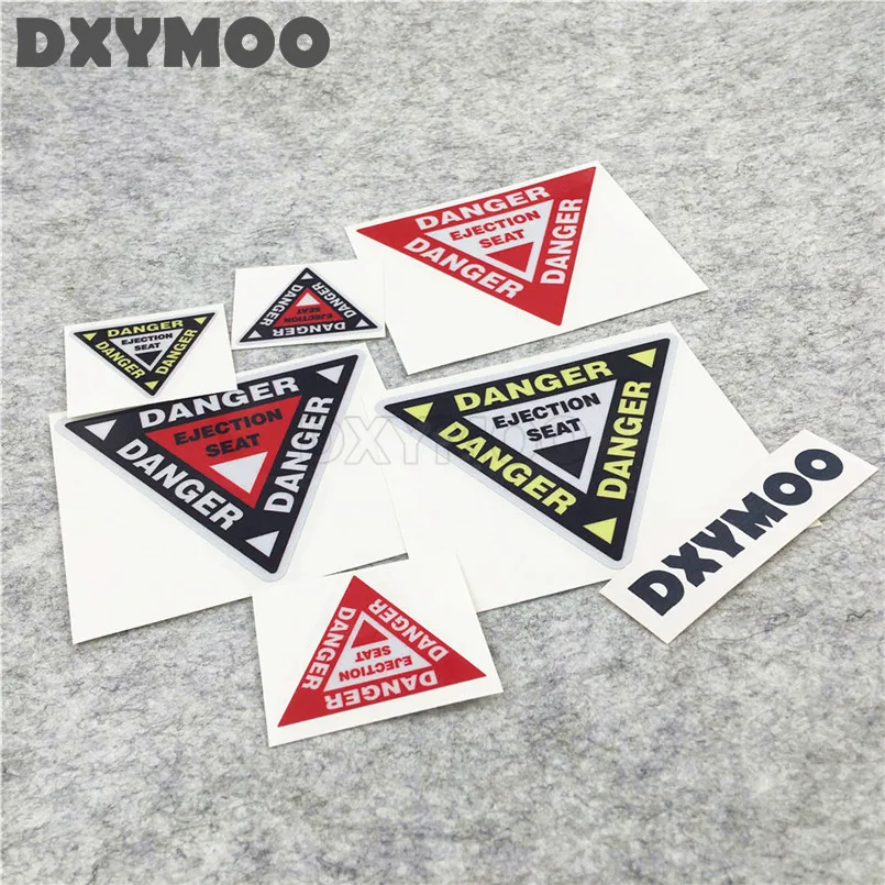 DANGER EJECTION SEAT Car Stickers Warning Color Auto Window Motorcycle ...