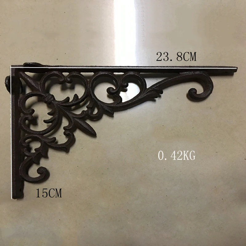 2pcs/ One Pair Antique Cast Iron Support Display Holder Heavy Duty ...