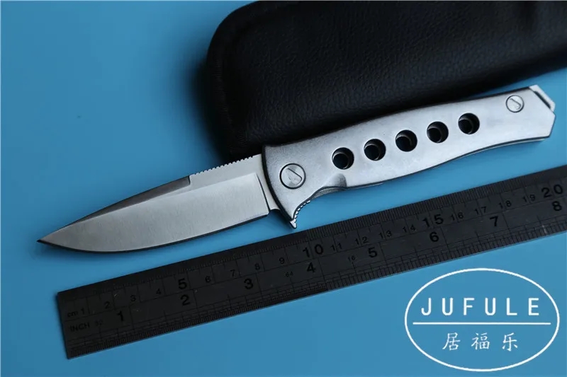 JUFULE YIDU Folding Dr.Death utility EDC D2 blade knives outdoor ...
