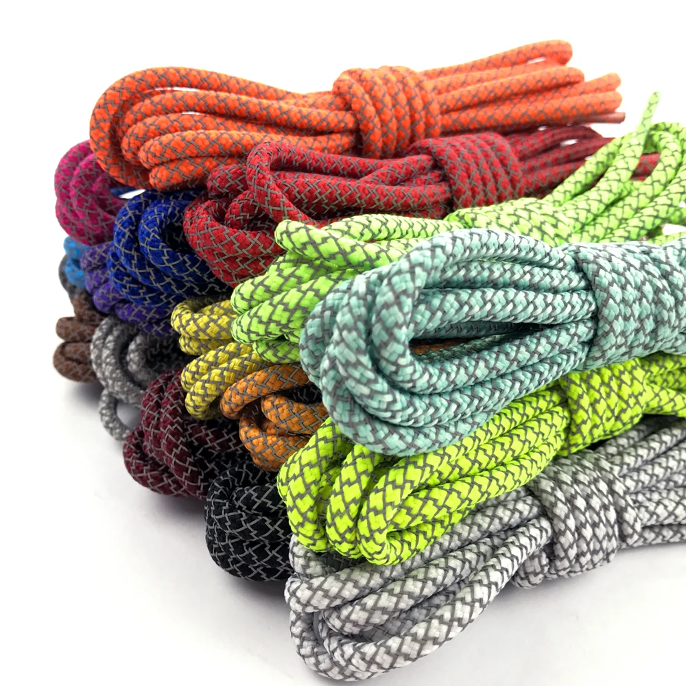 120cm/47.24inch 3M Reflective Runner Round Shoe Laces Visible Safety ...