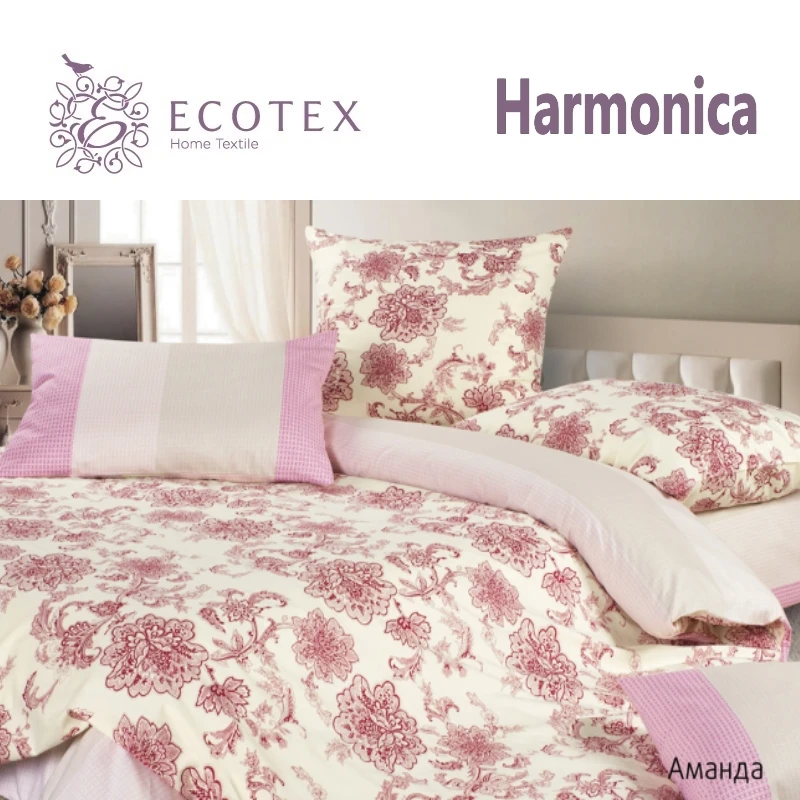 Bed linen Ecotex Amanda, Harmonica collection Linens for home textiles ...