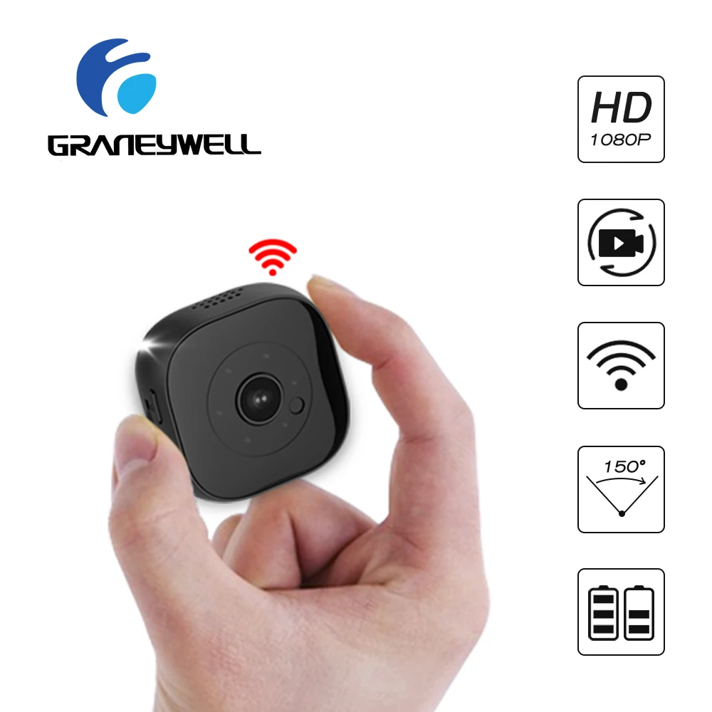 Mini Camera IP WiFi Full HD 1080P IP Camera Home Security Wifi Camera ...