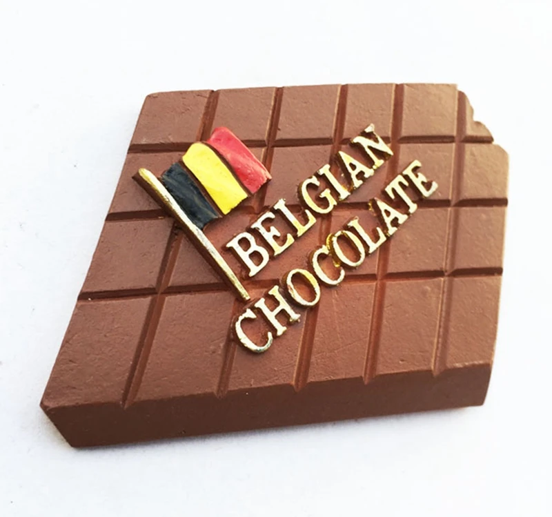 Handmade-Painted-Belgian-Specialty-Chocolate-3D-Fridge-Magnets-Tourism ...