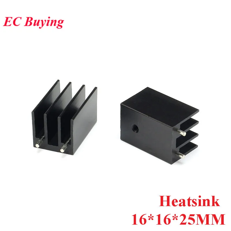10pcs-16X16X25mm-Heatsink-TO-220-Radiator-Cooler-Cooling-Fin-Aluminum ...
