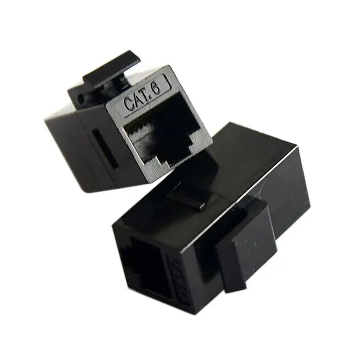 (100 pieces/lot) TP CAT6 Keystone Coupler RJ45 Female to Female UTP ...