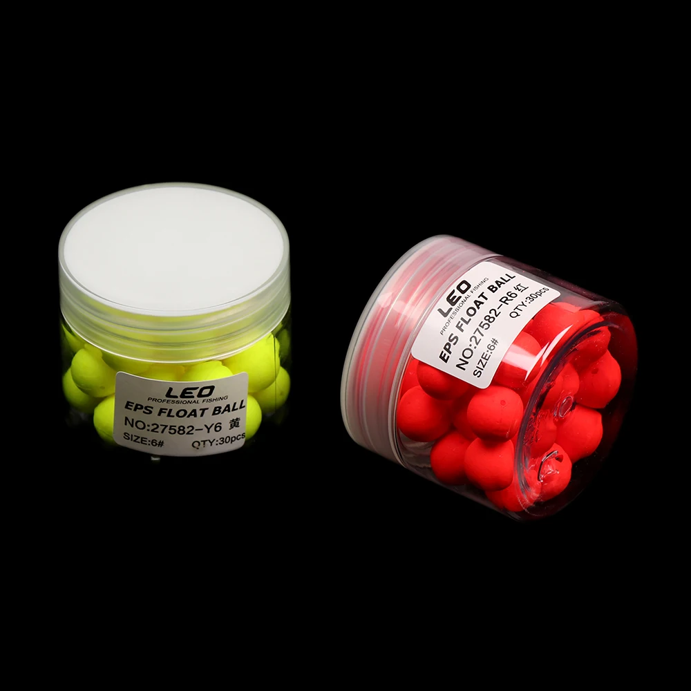 30PCs-Box-Fishing-Float-Balls-Bottled-EPS-Foam-Buoyancy-Ball-Float-Gear ...