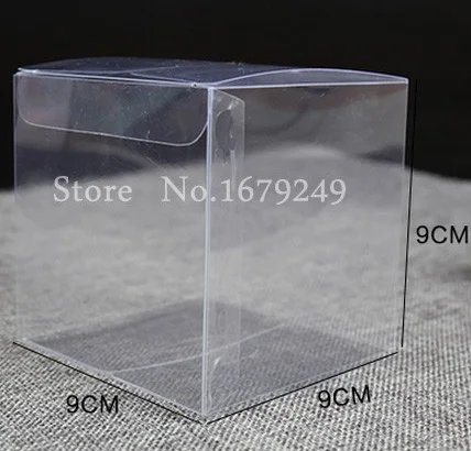 9x9x9cm Dhl Fast Shipping Pvc Box/transparent Box/ The Plastic Boxes ...